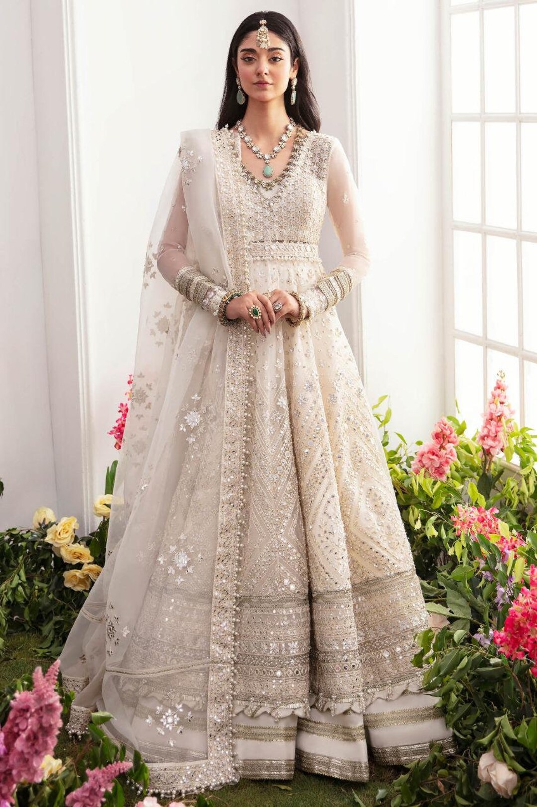 Latest Pakistani Wedding Dress Mehndi Nikkah Suit Party Dresses Indian ...