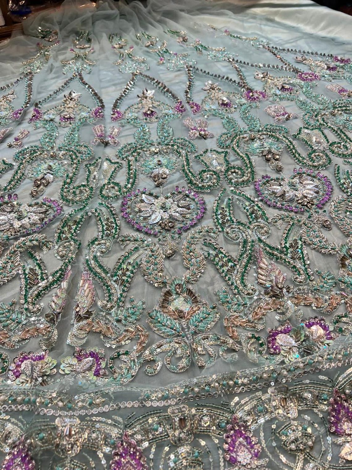 Pakistani Indian Wedding Bridal Maxi Dress Walima Nikkah Suit ...