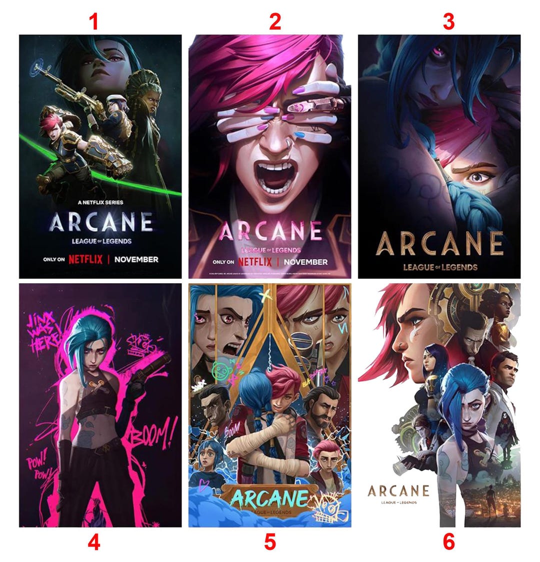 Arcane Poster | Riot Arcane Poster | Arcane Poster | League of Legends ...