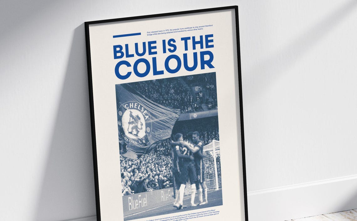 Chelsea FC Poster | Football Posters | Soccer Print | Flexible Sizes ...