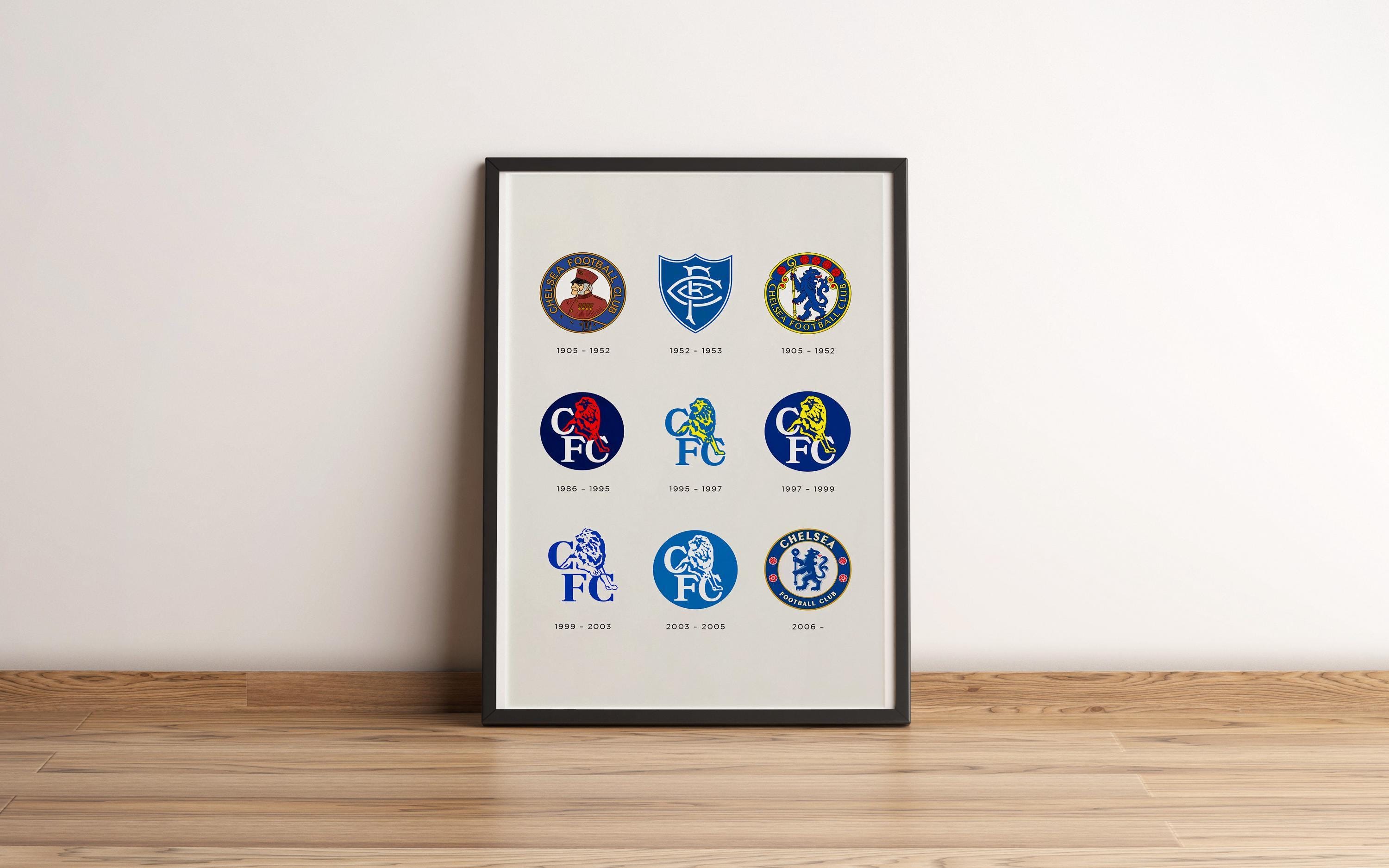 Chelsea FC Poster | Logo Poster | Football Posters | Soccer Print ...