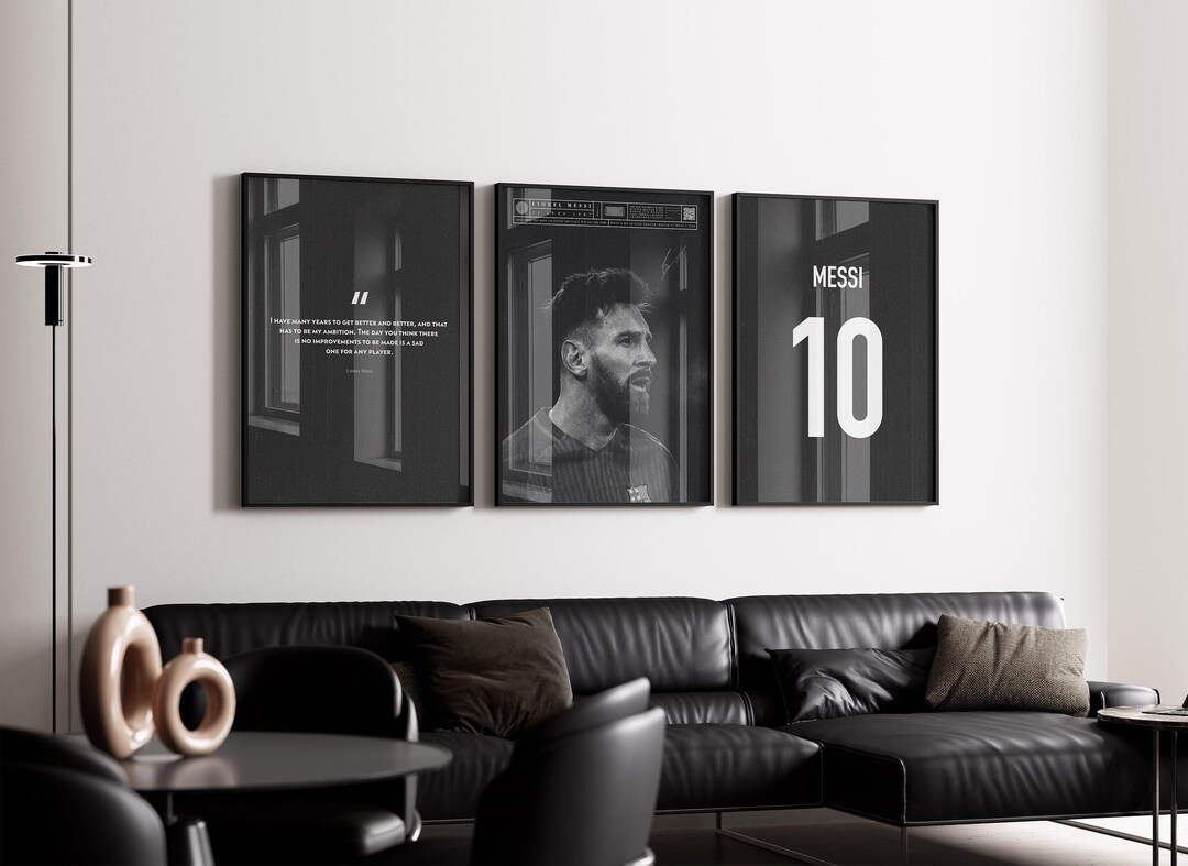 Lionel Messi Set of 3 Poster | Lionel Messi 3 Packs Bundler | Argentina ...