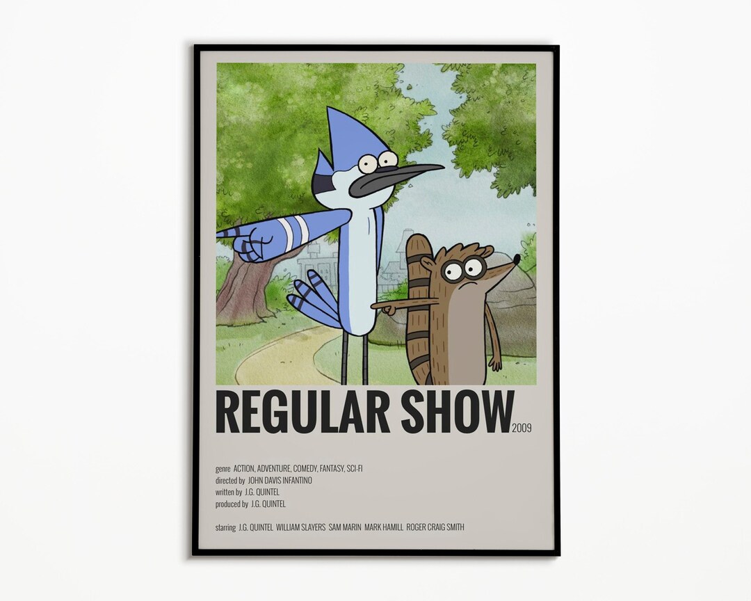 Regular Show Poster | Regular Show Wall Art | Epic Tv Series Poster ...