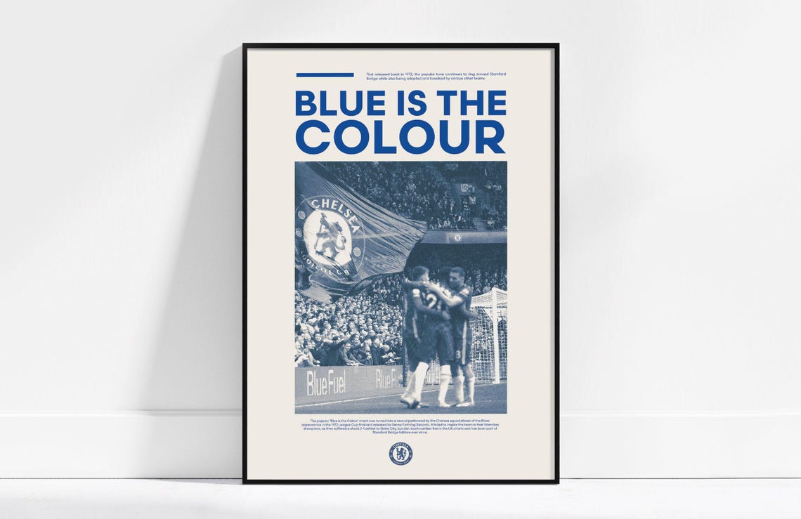 Chelsea FC Poster | Football Posters | Soccer Print | Flexible Sizes ...
