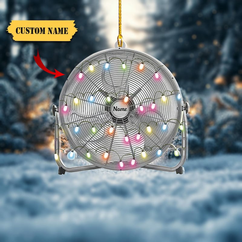 Fan Ornament - Etsy