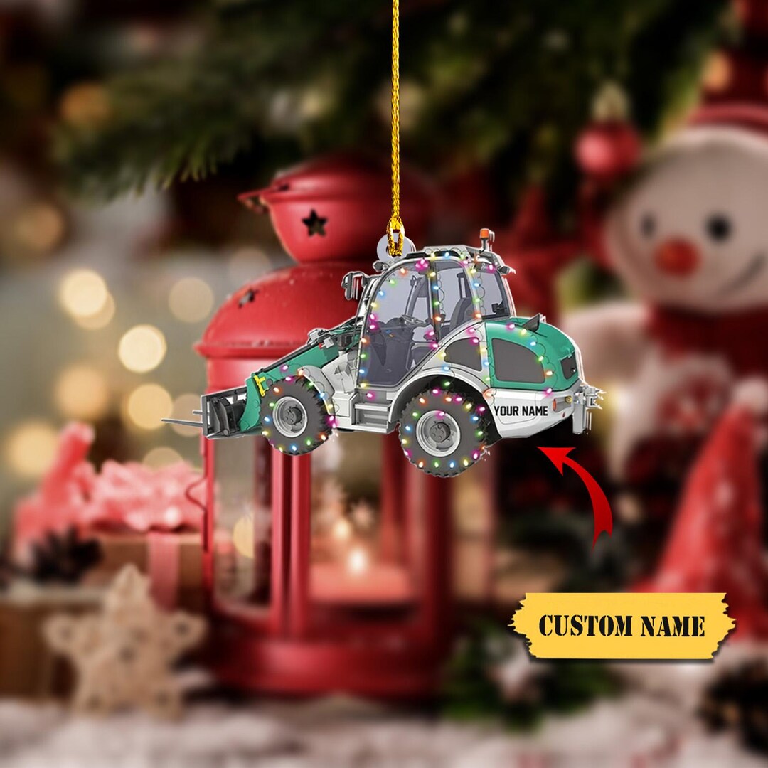 Telescopic Wheel Loader Heavy Ornament Acrylic 2D, Telehandler Forklift ...