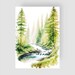 Unique Artful Cards Set of 10, Nature Greetings Cards, Watercolor ...