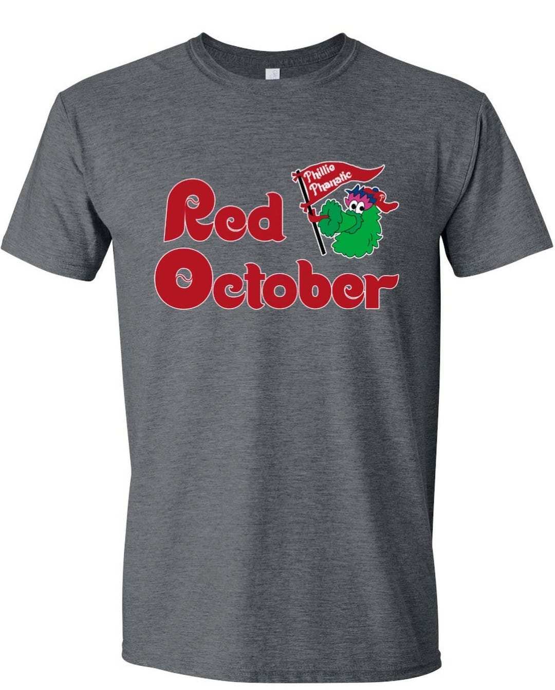 Red October Tee Philadelphia Phillies Phanatic T-shirt - Etsy