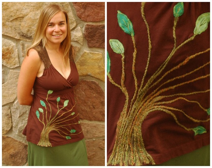 Upcycled Tree Shirt Pixie Hippie Clothing Women Bohemian - Etsy
