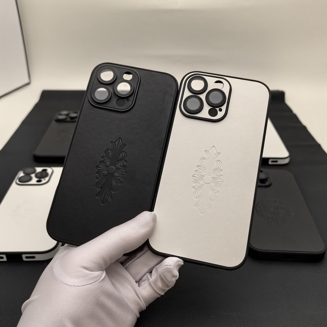 Iris Leather Phone Case Men Woman Couple Neutral Iphone16 15 14 13 12 ...