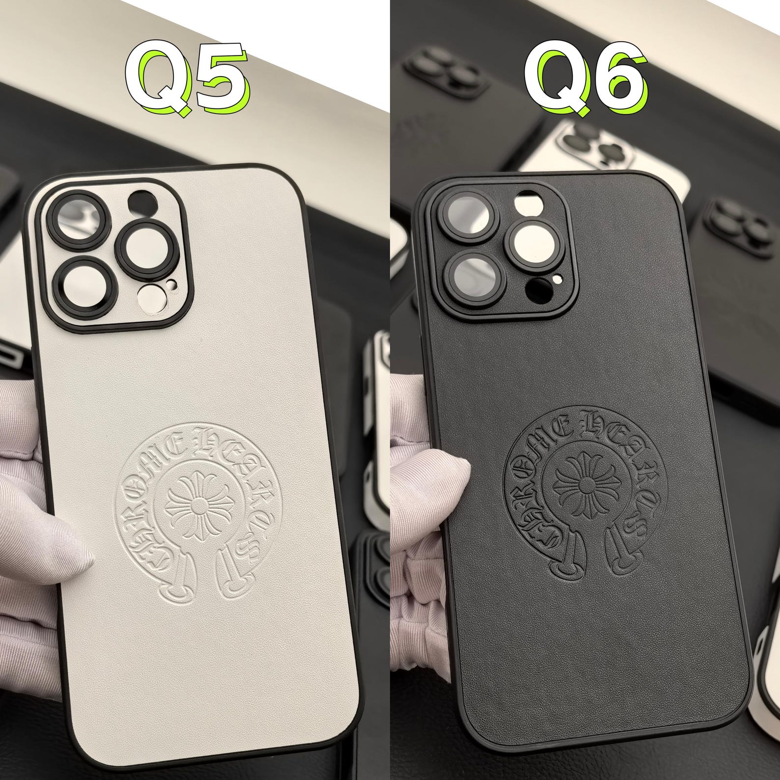 Iris Leather Phone Case Men Woman Couple Neutral Iphone16 15 14 13 12 ...