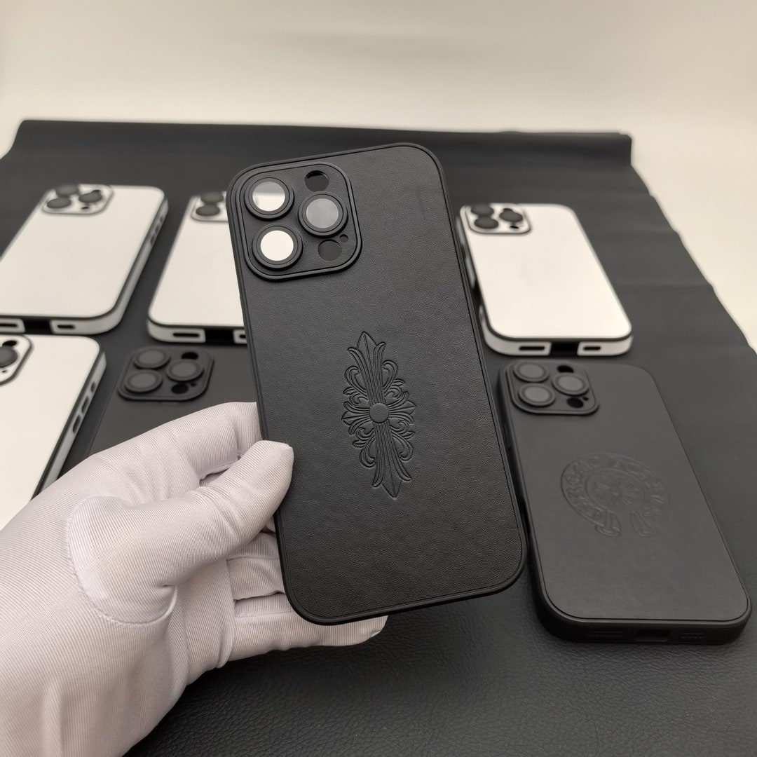 Iris Leather Phone Case Men Woman Couple Neutral Iphone16 15 14 13 12 ...