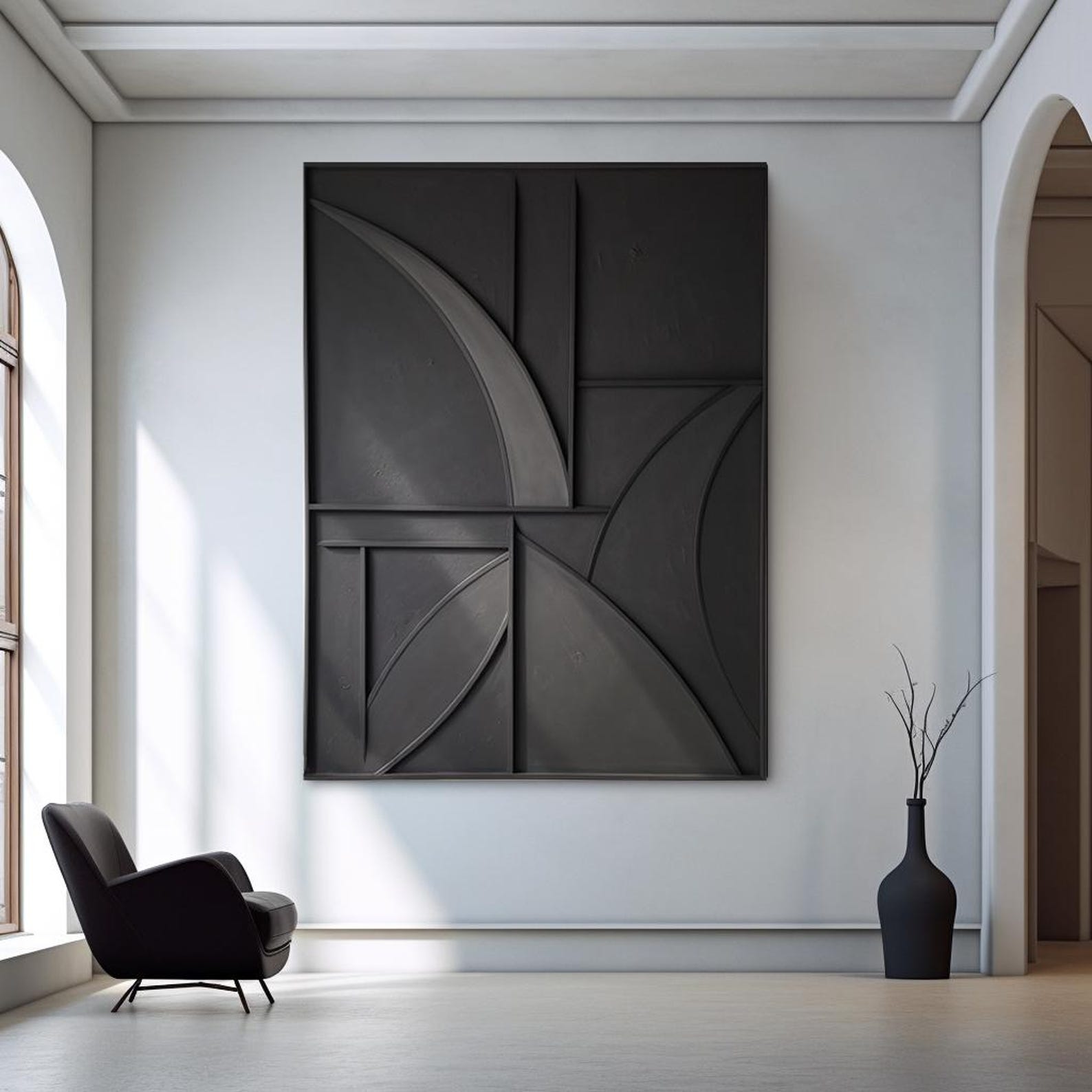 High-end Wall Decor, Abstract Art, Wall Accent, Minimalist Wall Art - Etsy