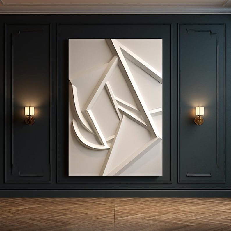 3d Wall Sculpture, Abstract Wall Decor, High-end Wall Decor, Extra ...