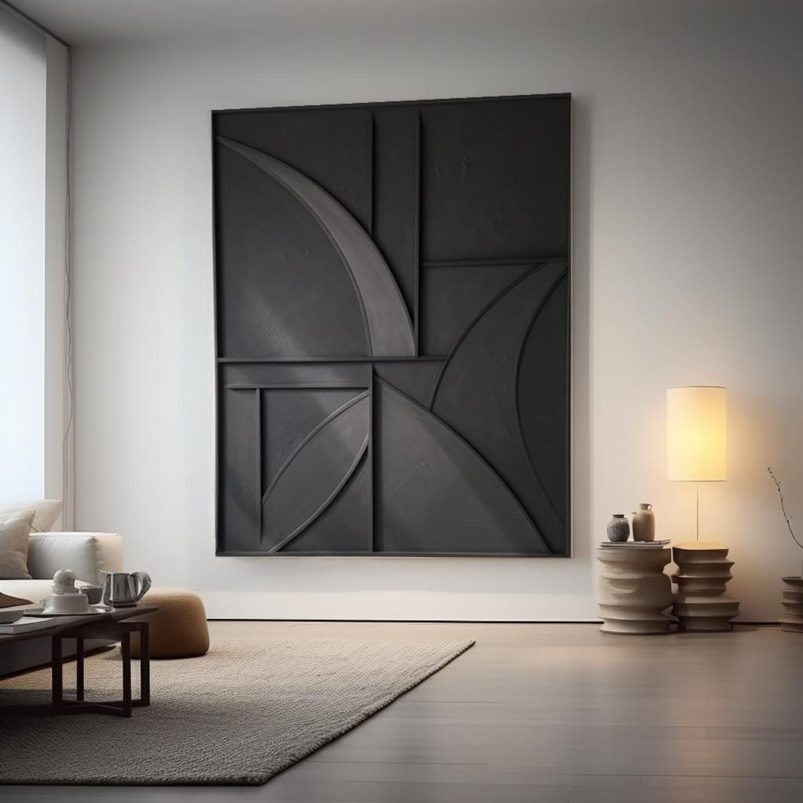 High-end Wall Decor, Abstract Art, Wall Accent, Minimalist Wall Art - Etsy