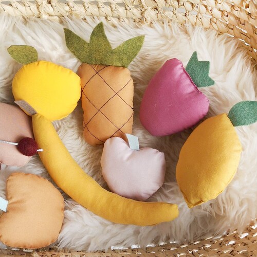 Toy Fruits Baby Gift Play Food Food Toy Food Play Pretend - Etsy