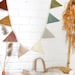 Boho Rainbow Bunting Banner Colorful Bunting Garland Neutral - Etsy