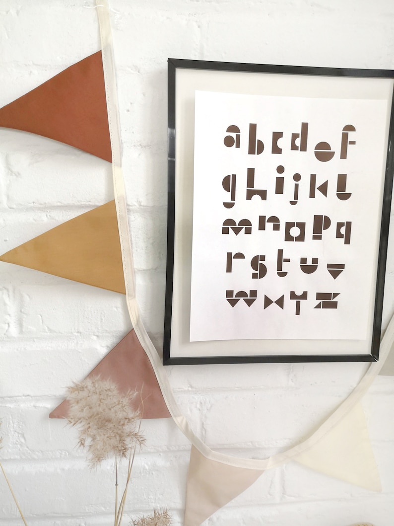 Boho Rainbow Bunting Banner Colorful Bunting Garland Neutral - Etsy