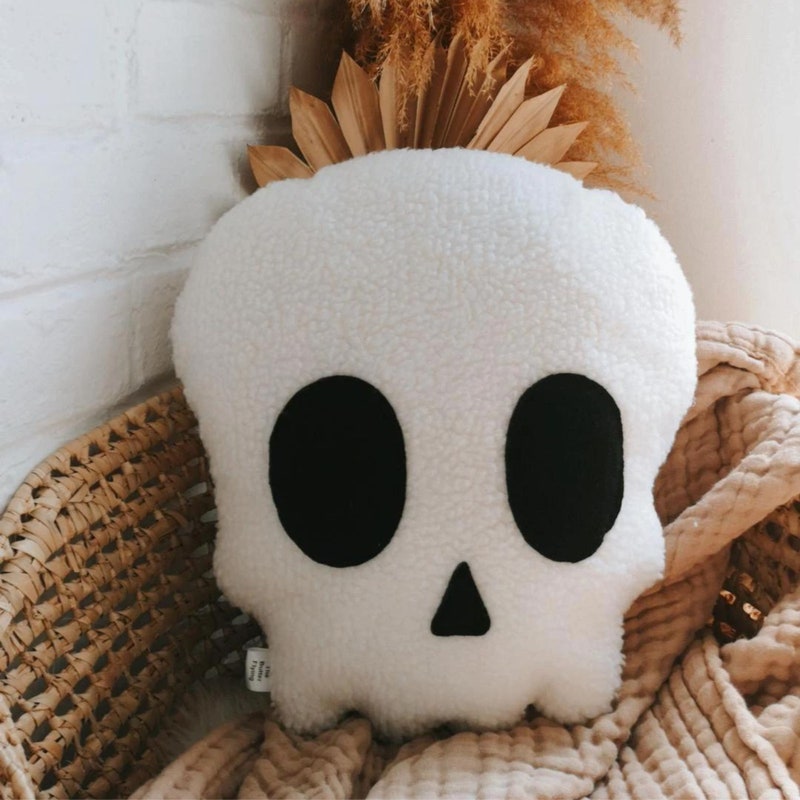 Skull Pillow - Etsy