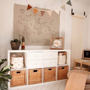 Boho Rainbow Bunting Banner Colorful Bunting Garland Neutral - Etsy