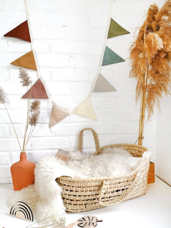 Boho Rainbow Bunting Banner Colorful Bunting Garland Neutral - Etsy