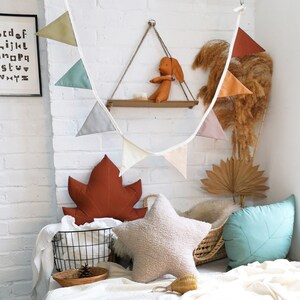 Boho Rainbow Bunting Banner Colorful Bunting Garland Neutral - Etsy