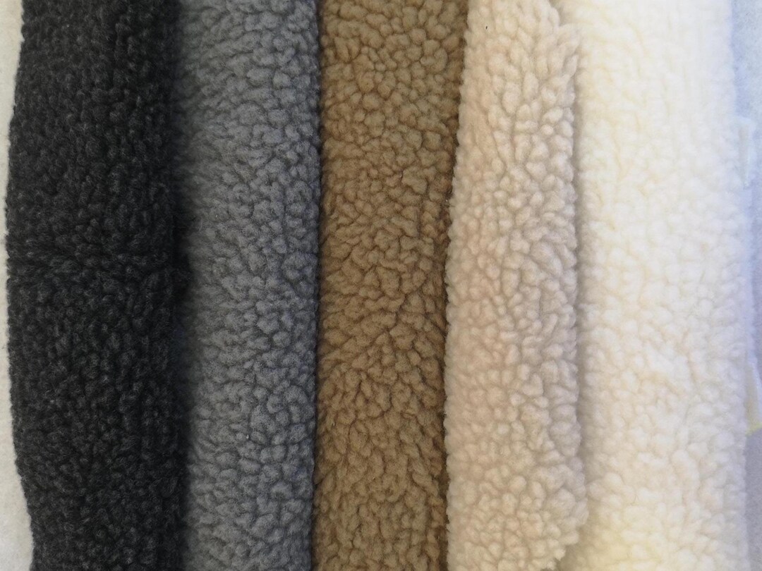 Sherpa Teddy Plush Fabric: Recycled Polyester Fleece - Half Yard - Etsy