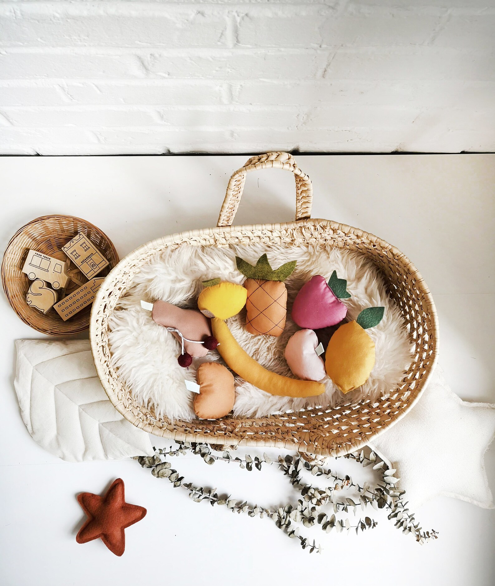 Toy Fruits, Baby Gift Play Food, Food Toy, Food Play Pretend, Waldorf ...