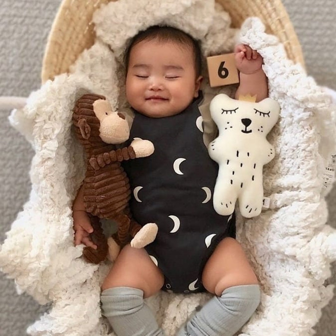 White Bear Plush for Baby Boy, Woodland Bear Soft Toy, Polar Bear Plush ...