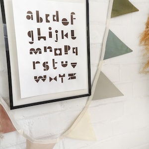 Boho Rainbow Bunting Banner Colorful Bunting Garland Neutral - Etsy