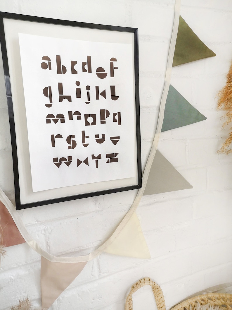 Boho Rainbow Bunting Banner Colorful Bunting Garland Neutral - Etsy