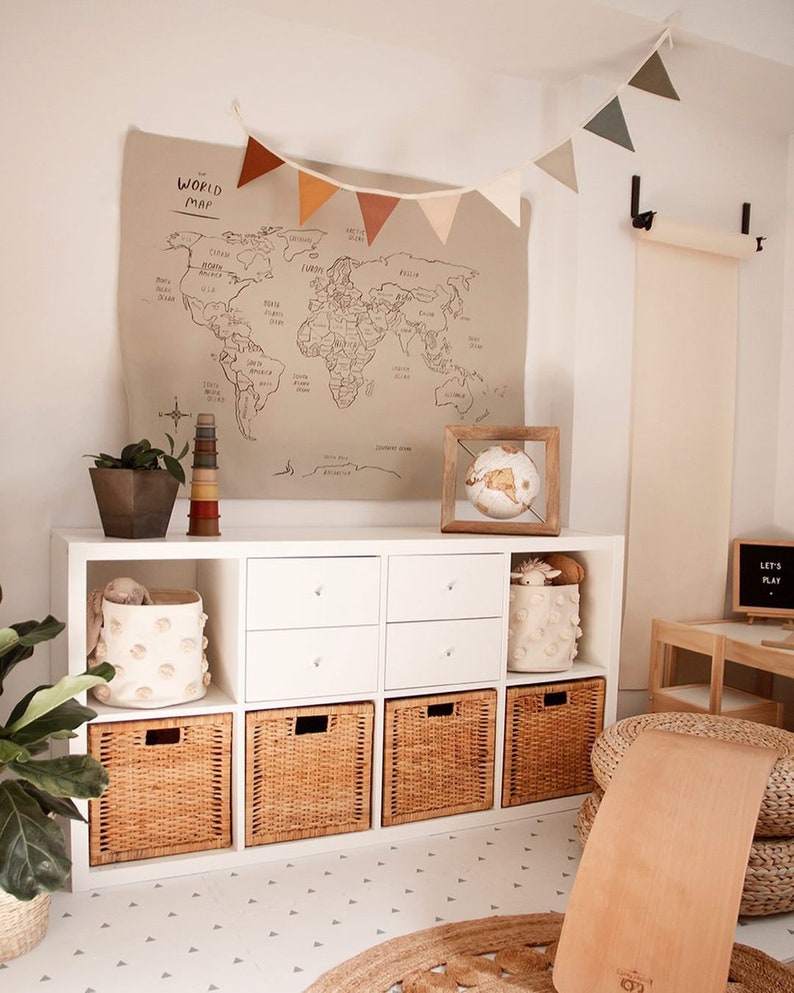 Boho Rainbow Bunting Banner Colorful Bunting Garland Neutral - Etsy