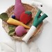 Play Food Set Soft Fabric Vegetable Wooden Shop Imaginative - Etsy Canada