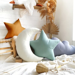 Cloud Pillow Star Pillow Velvet Moon Pillow PDF Sewing Pattern, Sewing ...