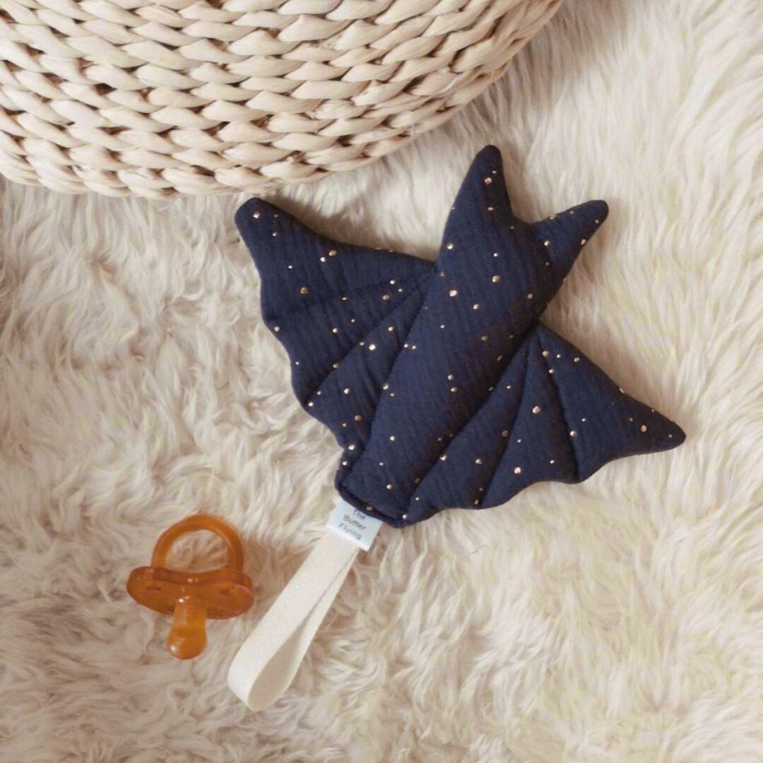 Bat Plush for Pacifier, Gothic Baby Shower Essential Gift, First ...