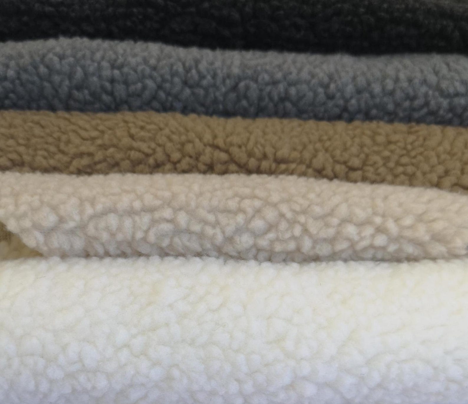 Sherpa Teddy Plush Fabric: Recycled Polyester Fleece - Half Yard - Etsy