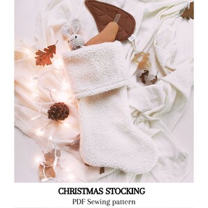 Boucle Christmas Stocking Sewing Pattern PDF Instant Download With Step ...