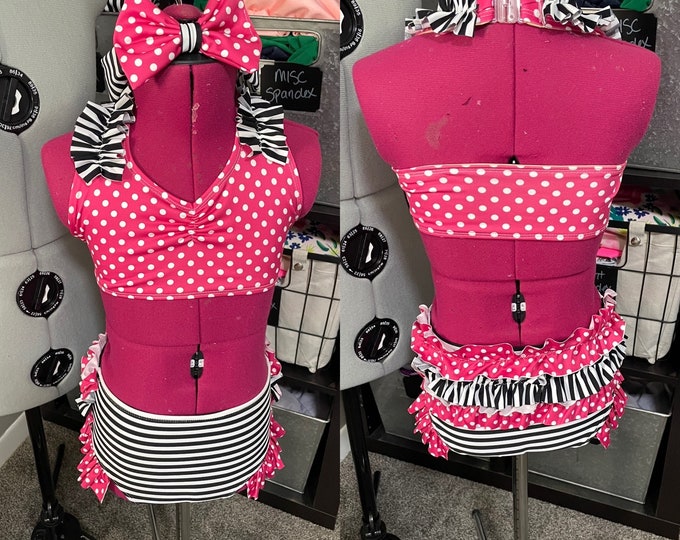 Cute Retro Swimsuit Dance Custom Costume Tap Jazz Costumes Competition ...