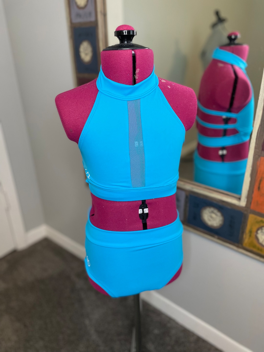 2 Piece Dance Costume Base: Nylon Activewear - Etsy