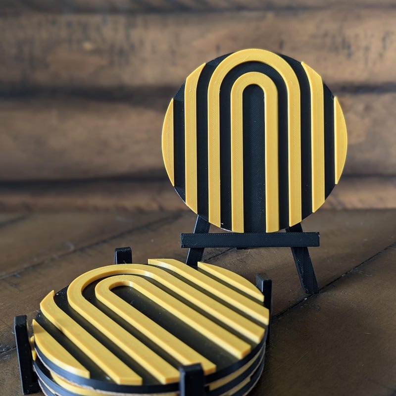 Art Deco Coasters - Etsy