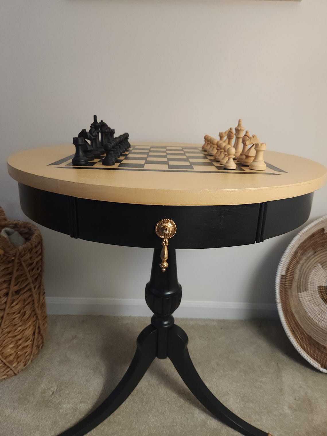 Chess Table, Games, End Tables, Round Tables, Chess - Etsy