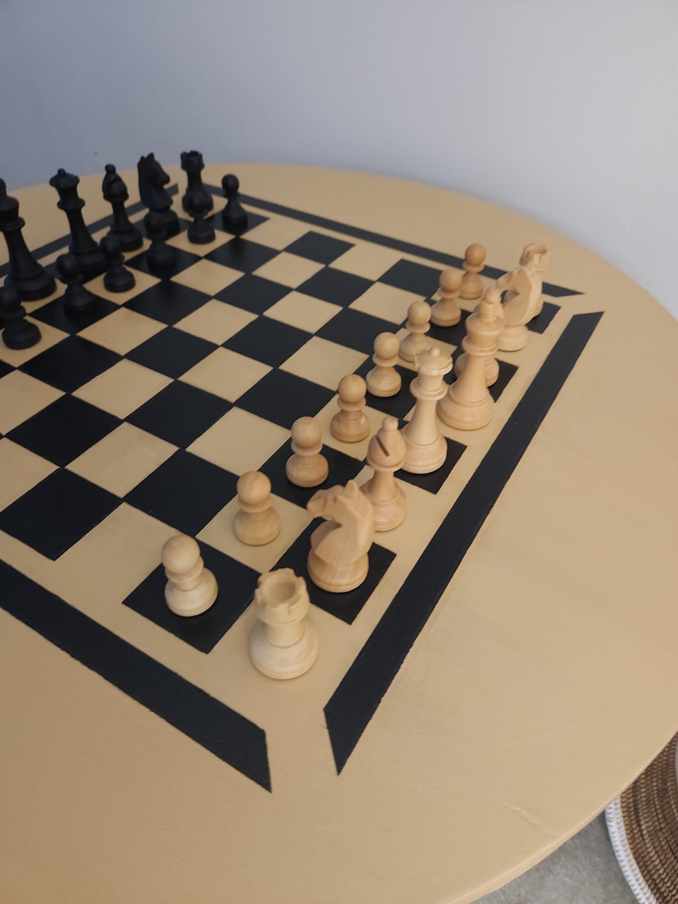 Chess Table, Games, End Tables, Round Tables, Chess - Etsy