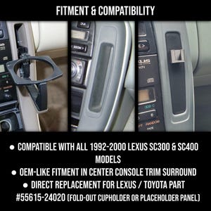Modular Phone Mount & Cupholder for 1992-2000 Lexus SC300 / SC400 - Etsy