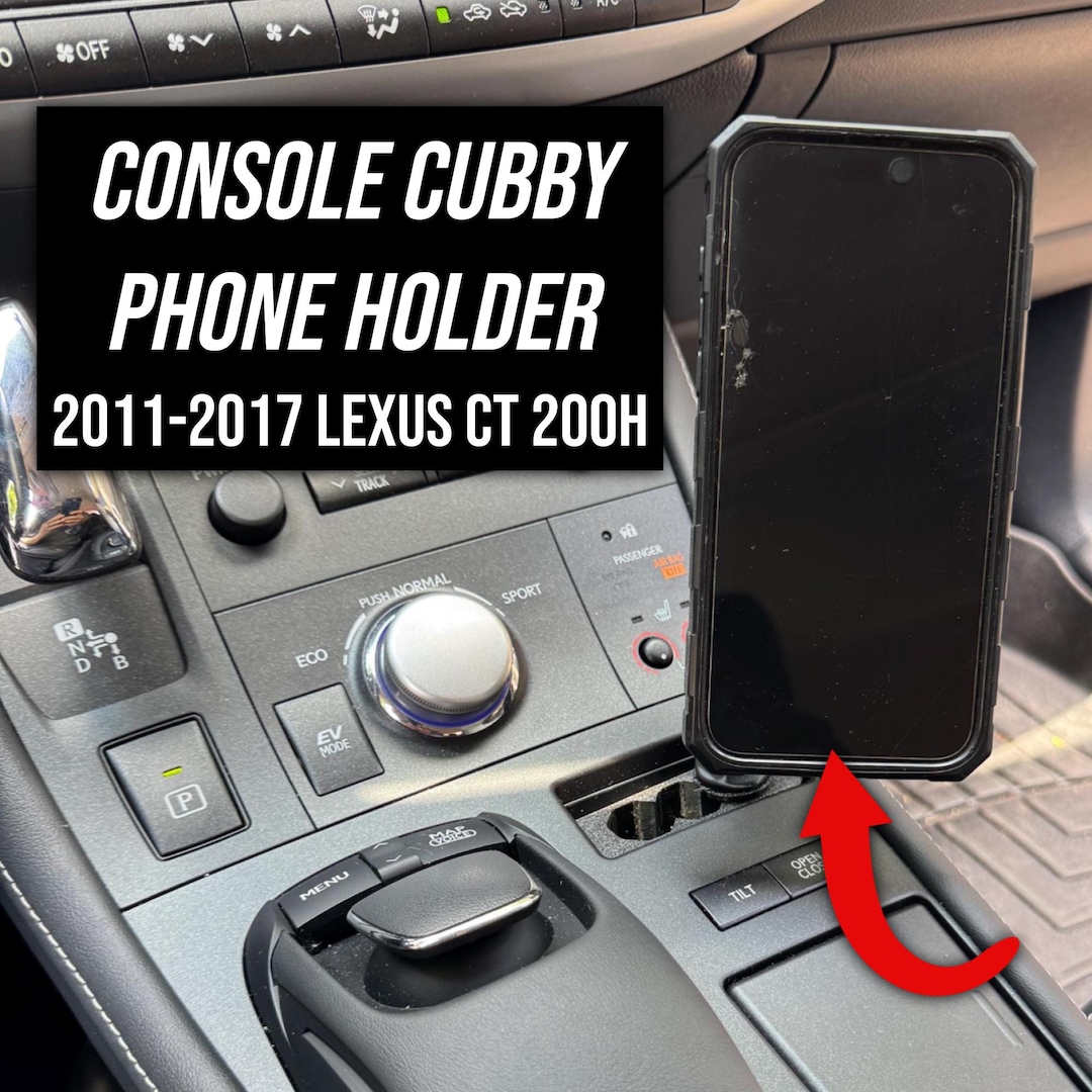Console Cubby Phone Holder for 2011-2017 Lexus CT 200h - Etsy