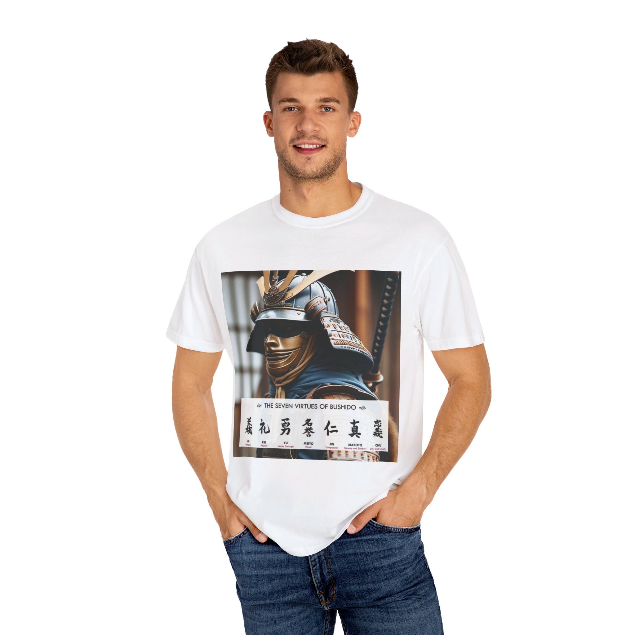 Bushido (v2)asian Inspired, Japanese Graphic Tee, Custom Design Art ...