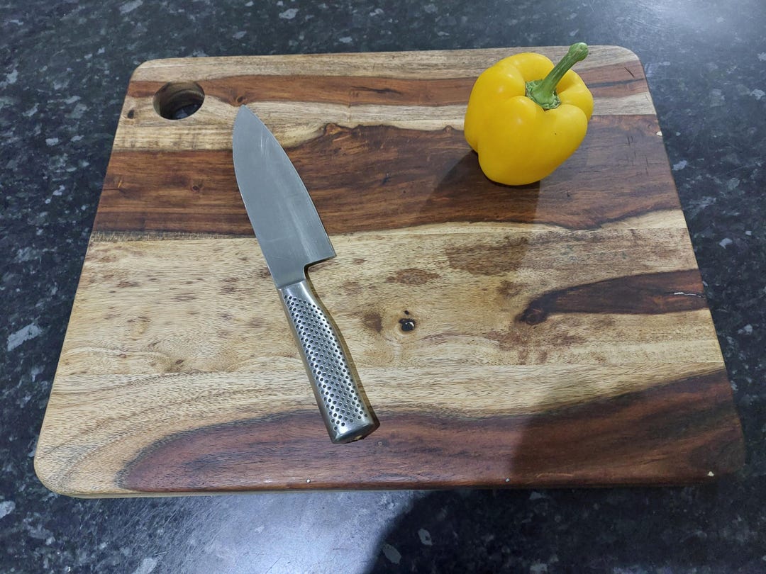 Chopping Board Hand Made Rosewood Chopping Board, Made From Reclaimed ...