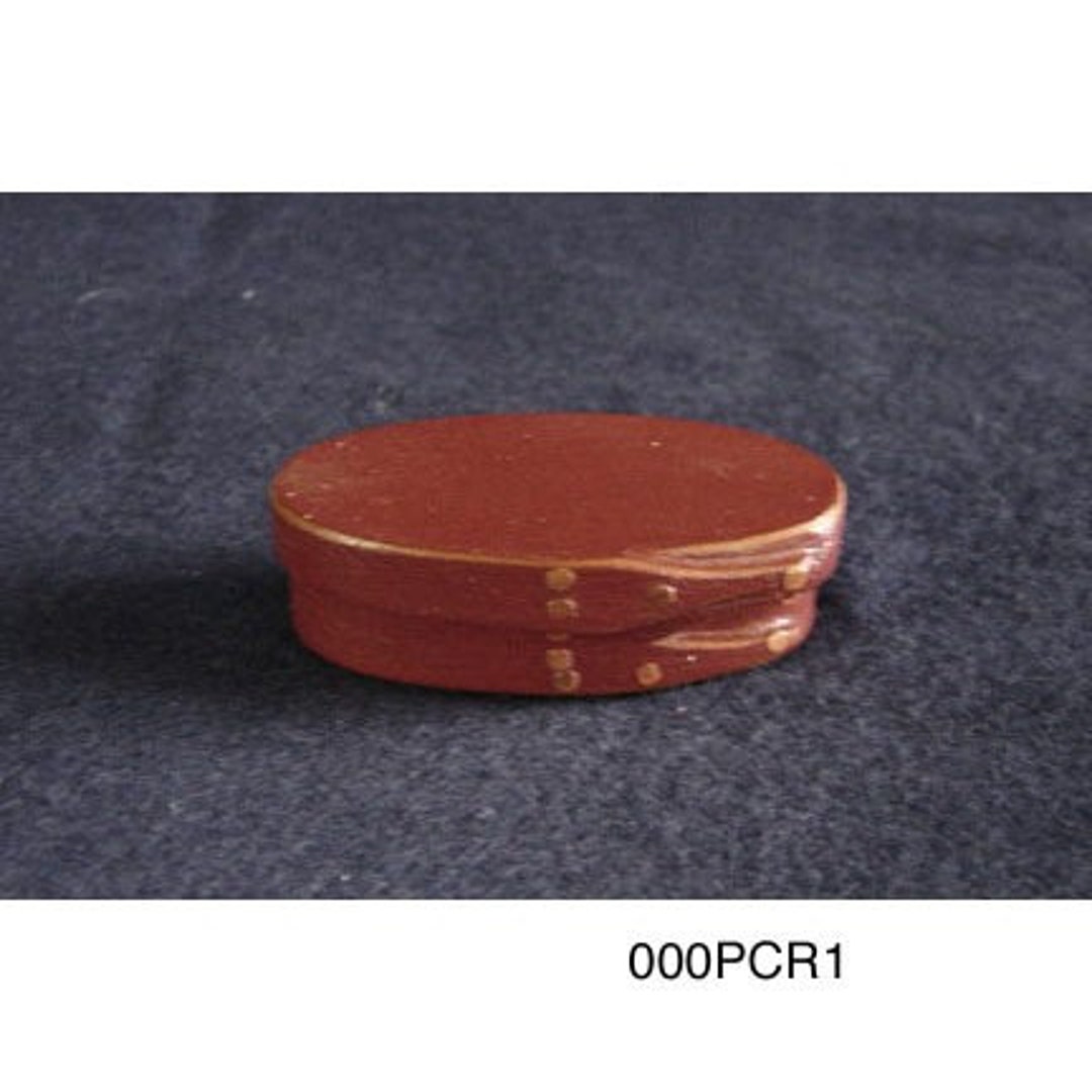 No. 000 Cherry Painted Shaker Box in Red - Etsy