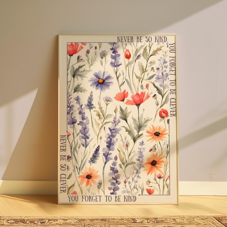 Marjorie Poster, Marjorie Lyrics, Floral Digital Print, Never Be so ...