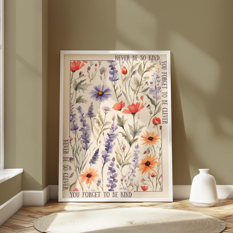 Marjorie Poster, Marjorie Lyrics, Floral Digital Print, Never Be so ...