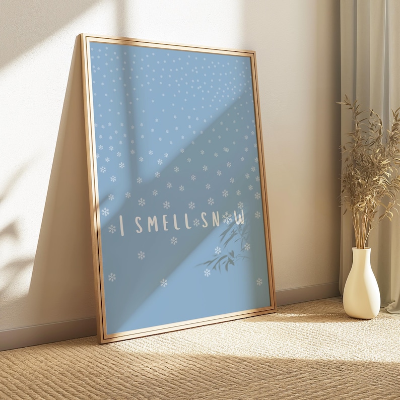 Gilmore Girls "i Smell Snow" Poster – Winter Wall Art (digital Download ...